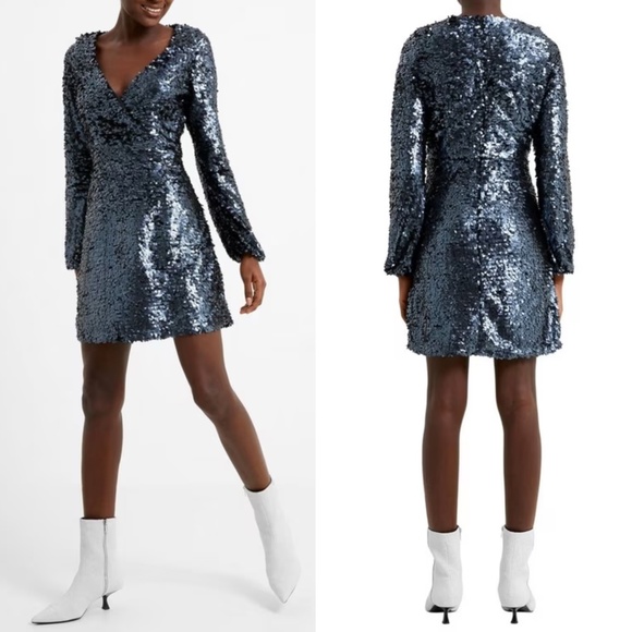 French Connection | Dresses | New French Connection Gunmetal Bisma ...